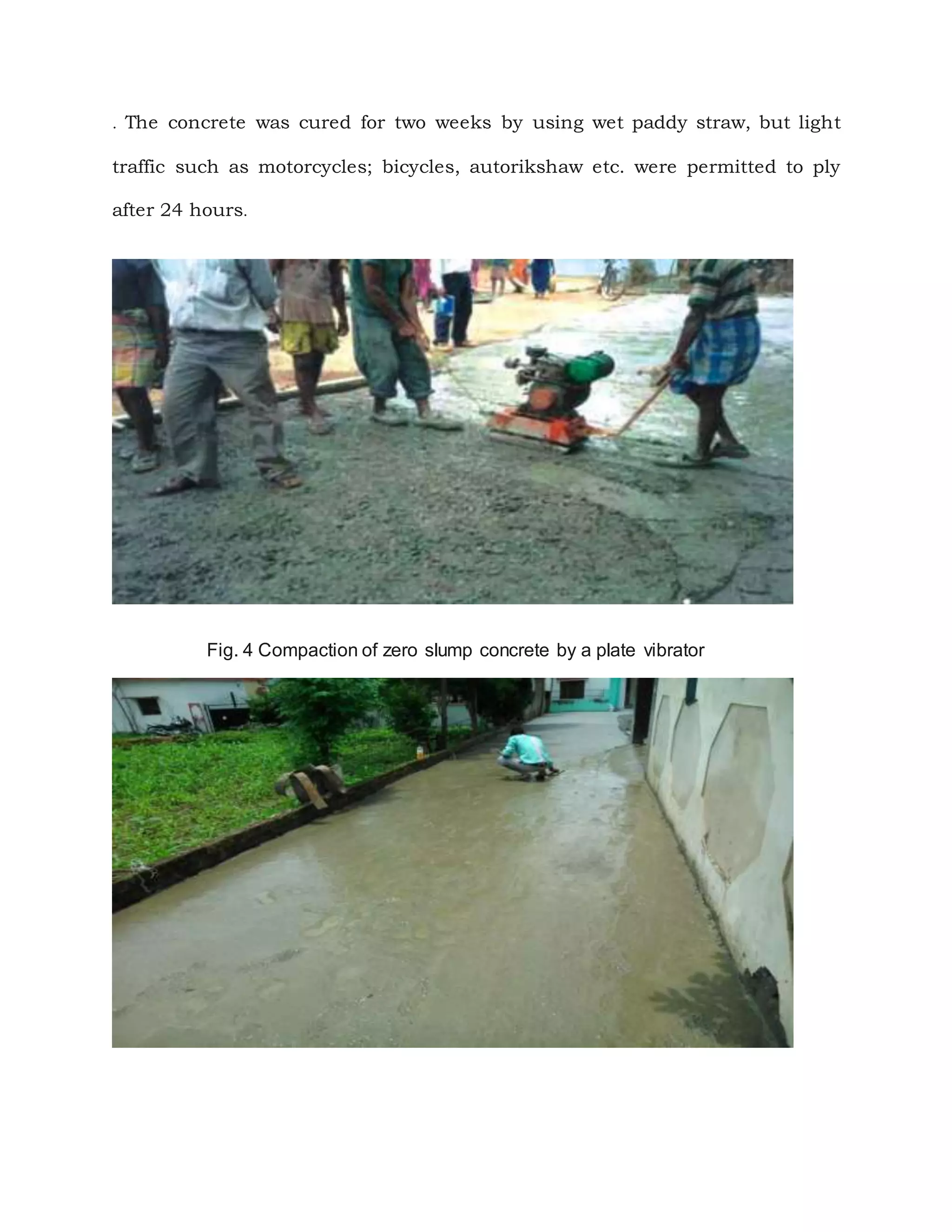 cement concrete road construction procedure | DOCX