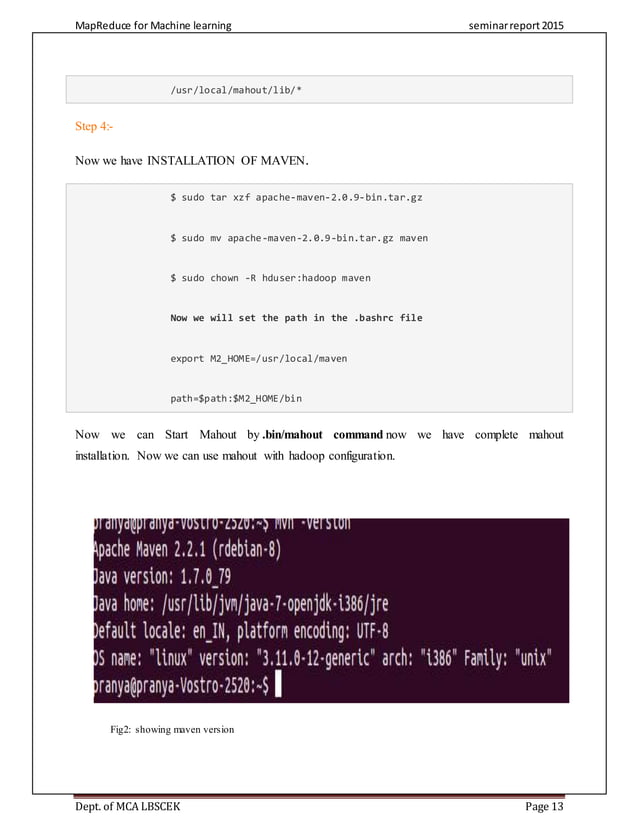mapReduce for machine learning | PDF