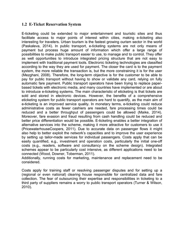 us reservation System Report | PDF