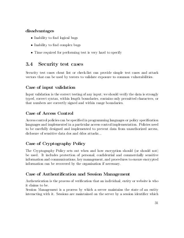 Audit and security application report