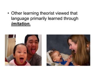 Natural history of language development | PPTX