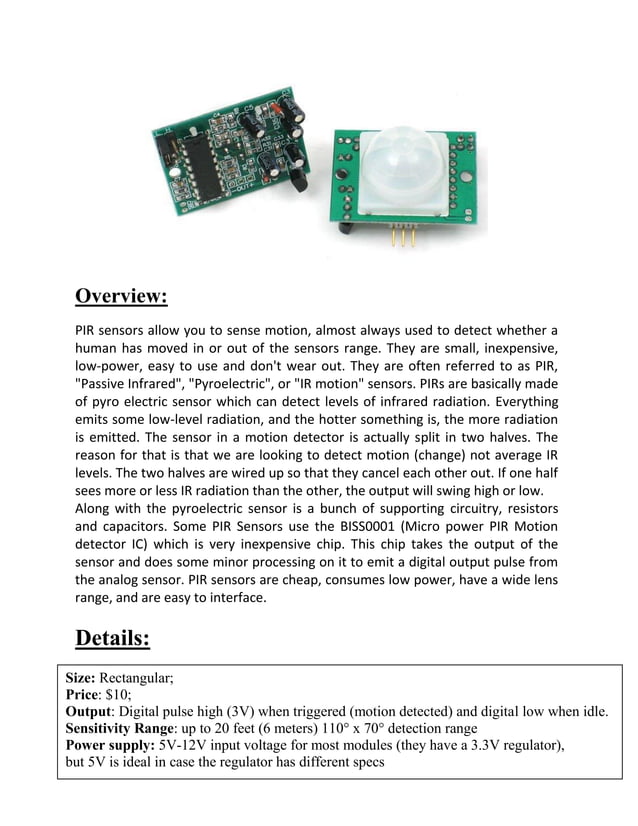 Automatic Door Opener Using Pir Sensor