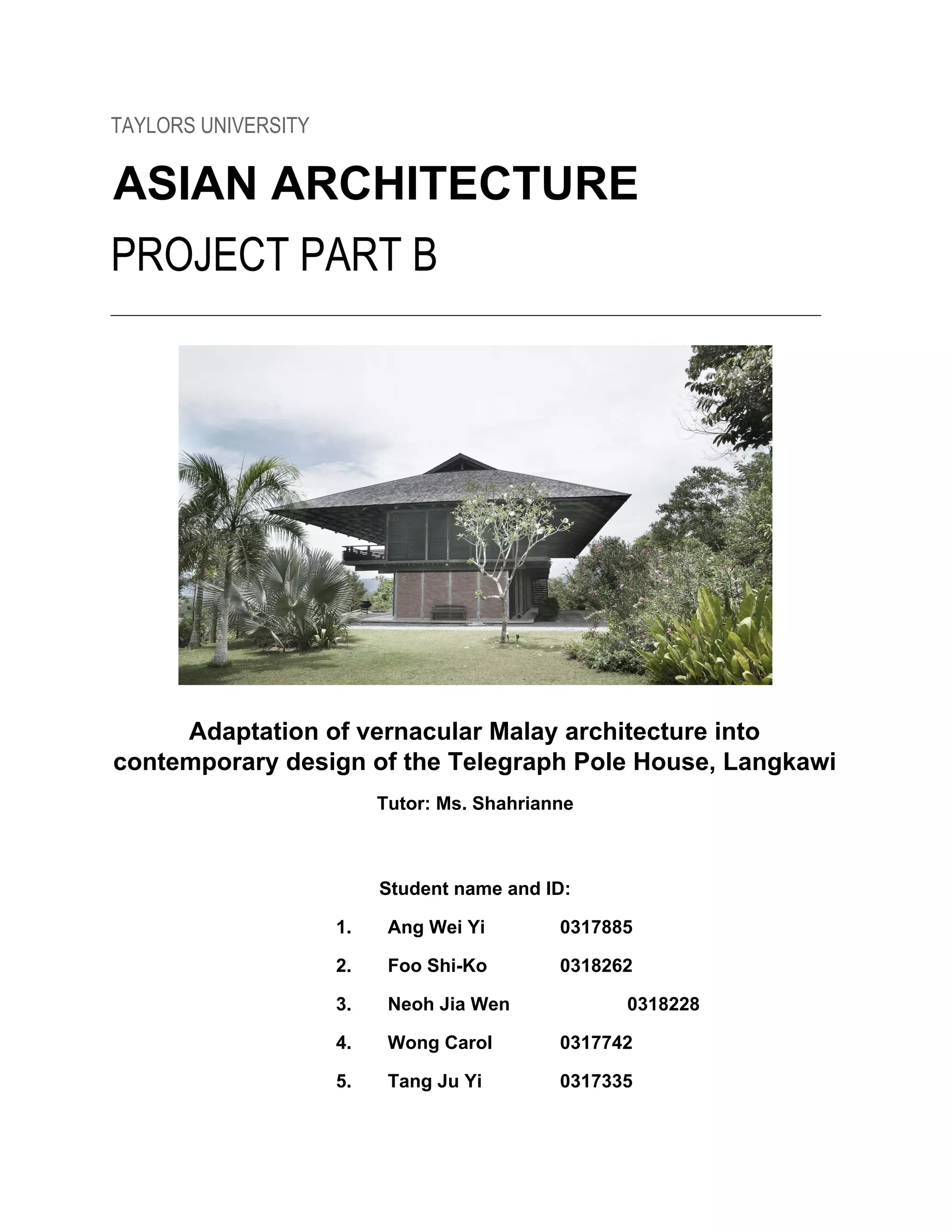 Asian Architecture_Project_PartB_Report | PDF