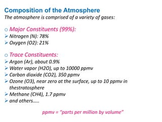 The Earth's Atmosphere | PPTX