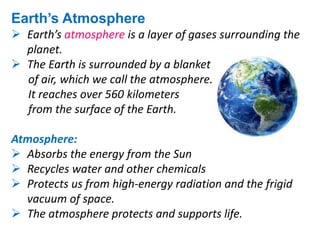 The Earth's Atmosphere | PPTX