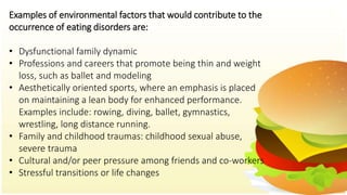 Eating Problems and Intervention | PPTX
