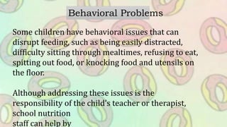 Eating Problems and Intervention | PPTX