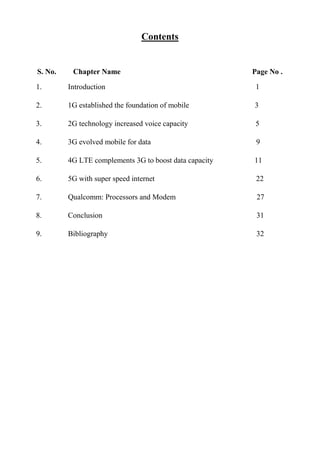 Evolution of Wireless Communication Technologies | PDF
