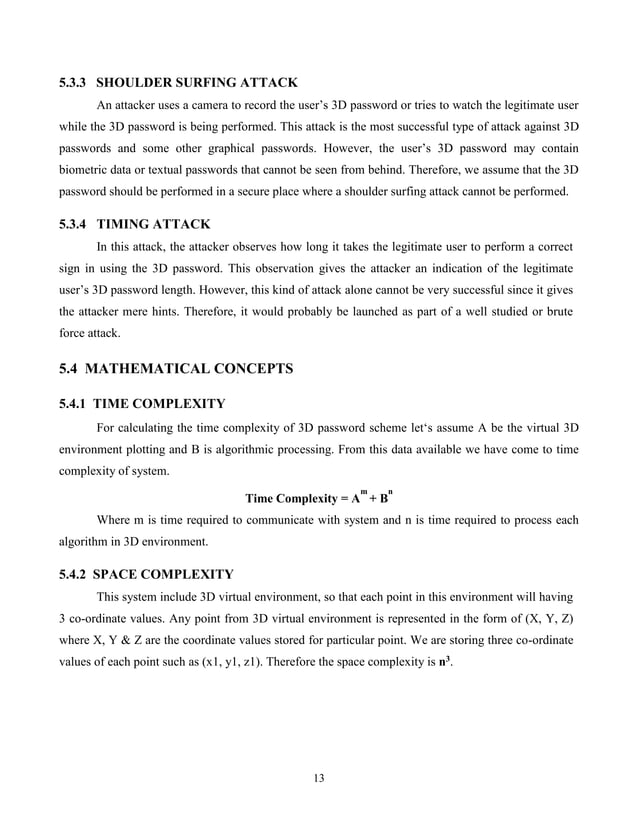 Seminar Report On 3d Password Pdf 3 D Graphics Computer Software