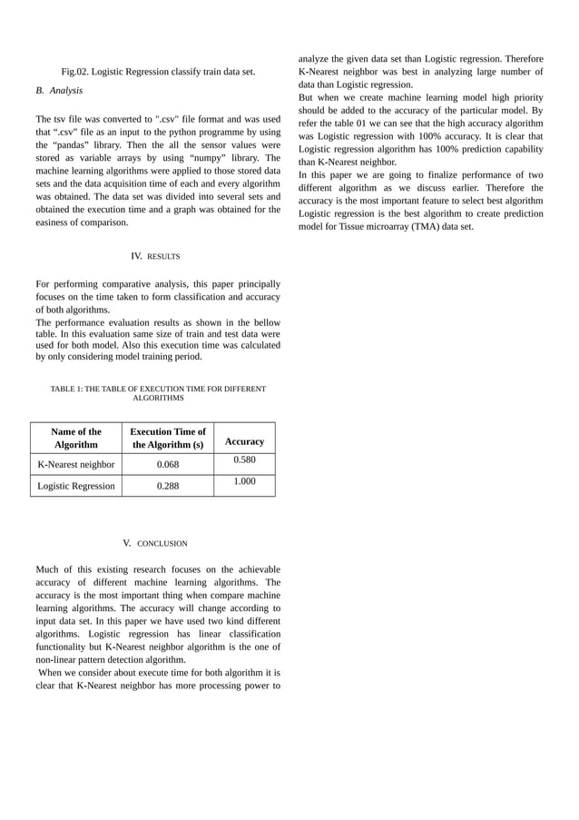 Performance Comparision of Machine Learning Algorithms | PDF