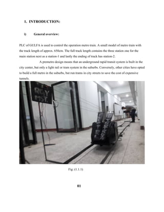 PLC CNTROLLED METRO TRAIN | DOC