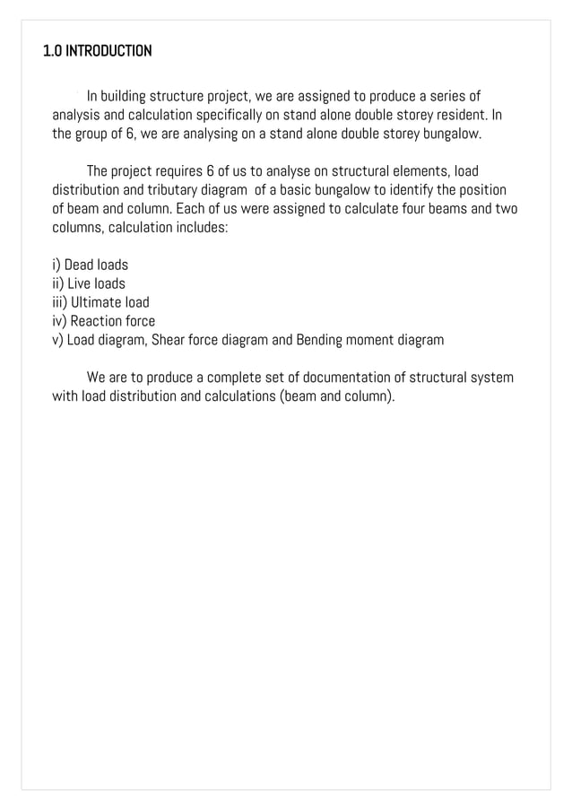 Building Structures Report | PDF