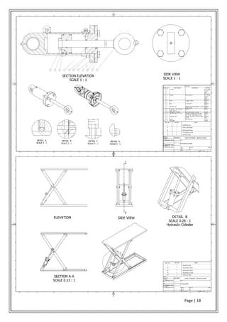 Hydraulic scissor lift table report | PDF