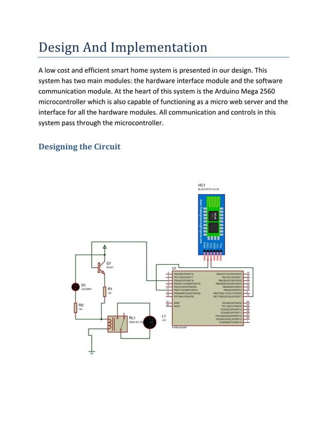 Project report on home automation using Arduino | PDF