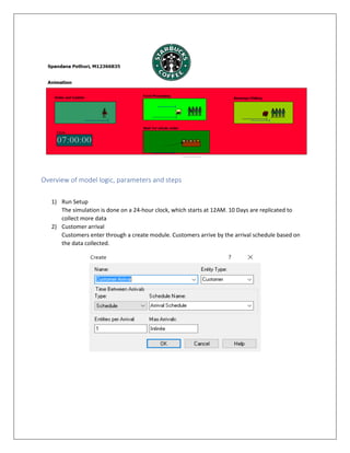 A Simulation Model of Starbucks | PDF