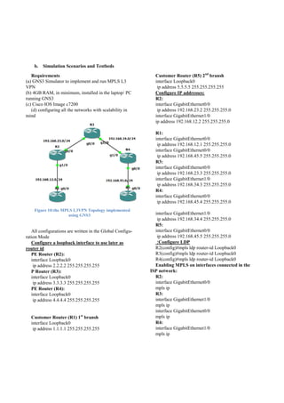 VPN Using MPLS Technique | PDF | Computer Networking | Computing