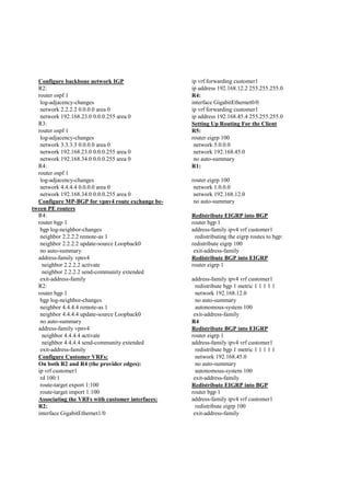 VPN Using MPLS Technique | PDF | Computer Networking | Computing