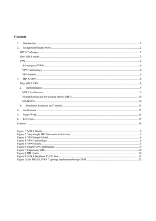VPN Using MPLS Technique | PDF
