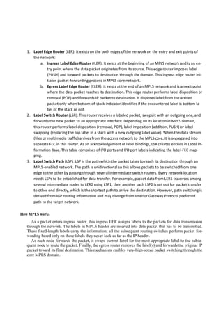 VPN Using MPLS Technique | PDF | Computer Networking | Computing