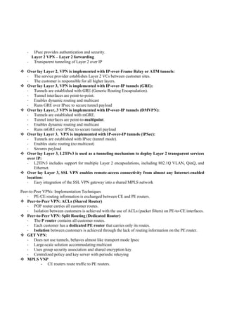 VPN Using MPLS Technique | PDF | Computer Networking | Computing