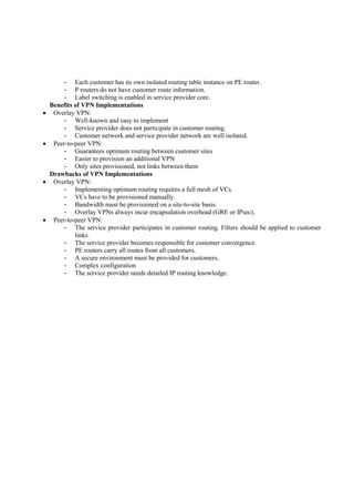 VPN Using MPLS Technique | PDF | Computer Networking | Computing