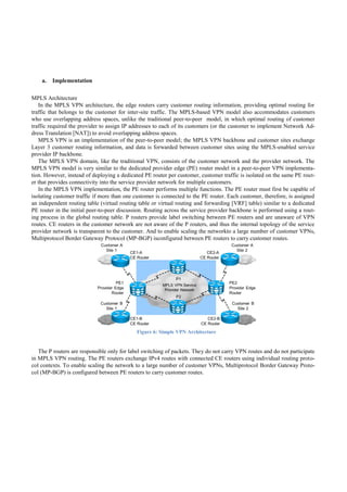 VPN Using MPLS Technique | PDF