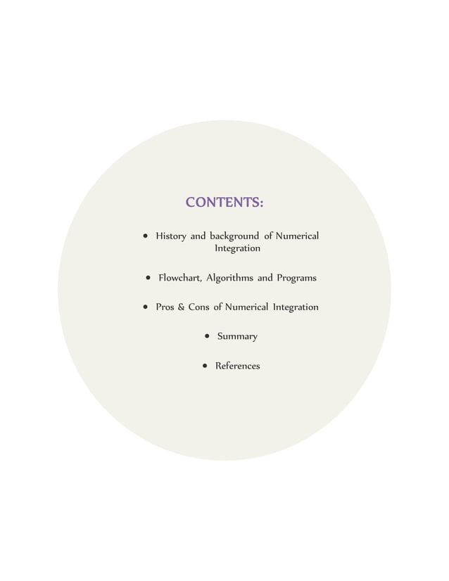 Numerical Integration Project Report | DOCX