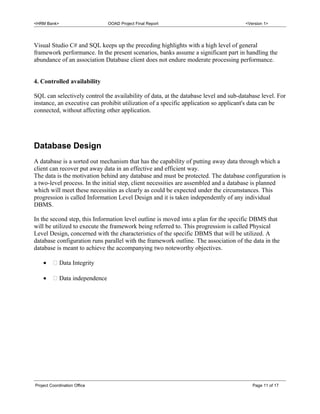 Bank Management System Desktop Application | DOC