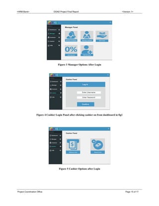 Bank Management System Desktop Application | DOC