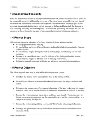 Bank Management System Desktop Application | DOC