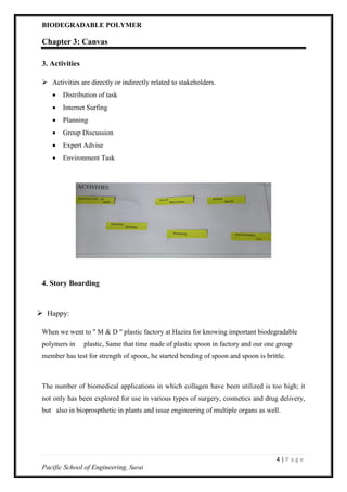 Biodegradable Polymer Project Report | PDF