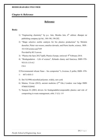 Polymers Chemistry Project
