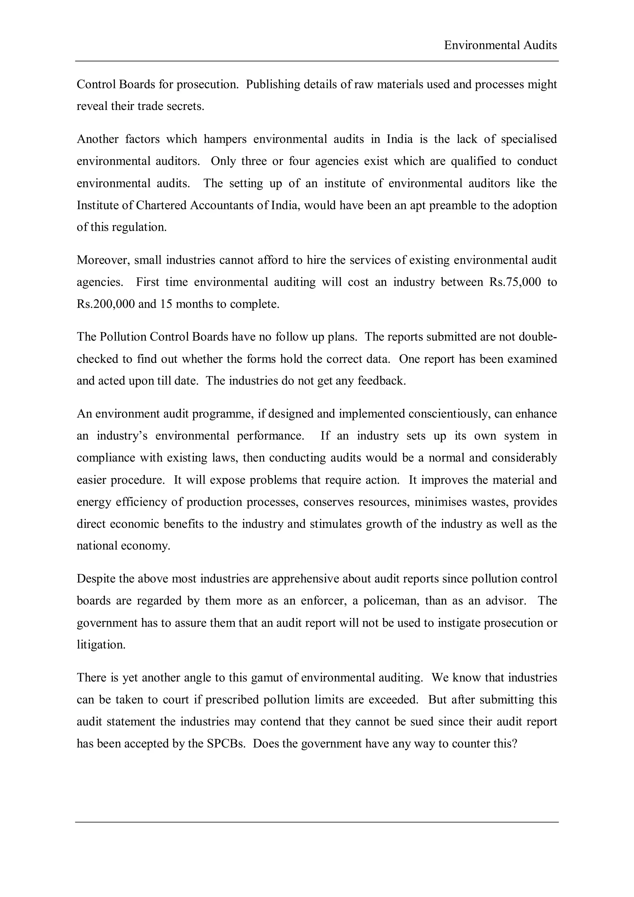 Environmental Audits | PDF