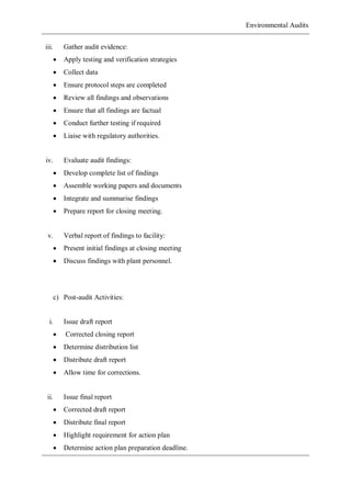 Environmental Audits | PDF