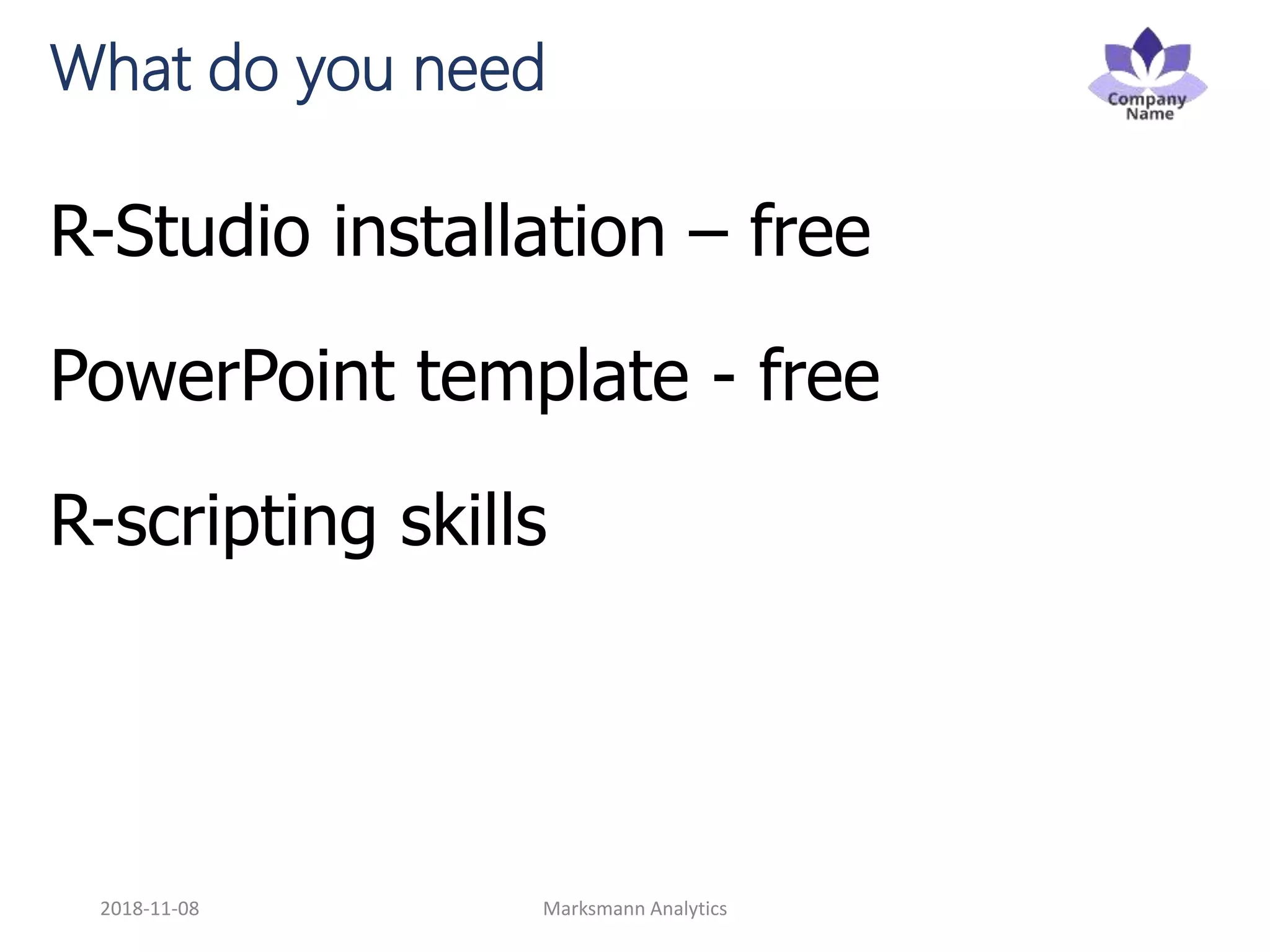 Powerpoint automation in R-Studio | PPT
