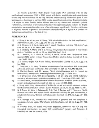 Microfluidic PCR Devices for DNA Amplification Report | PDF