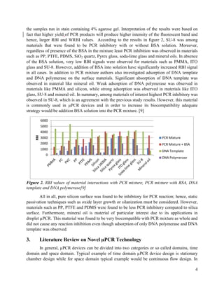 Microfluidic PCR Devices for DNA Amplification Report | PDF