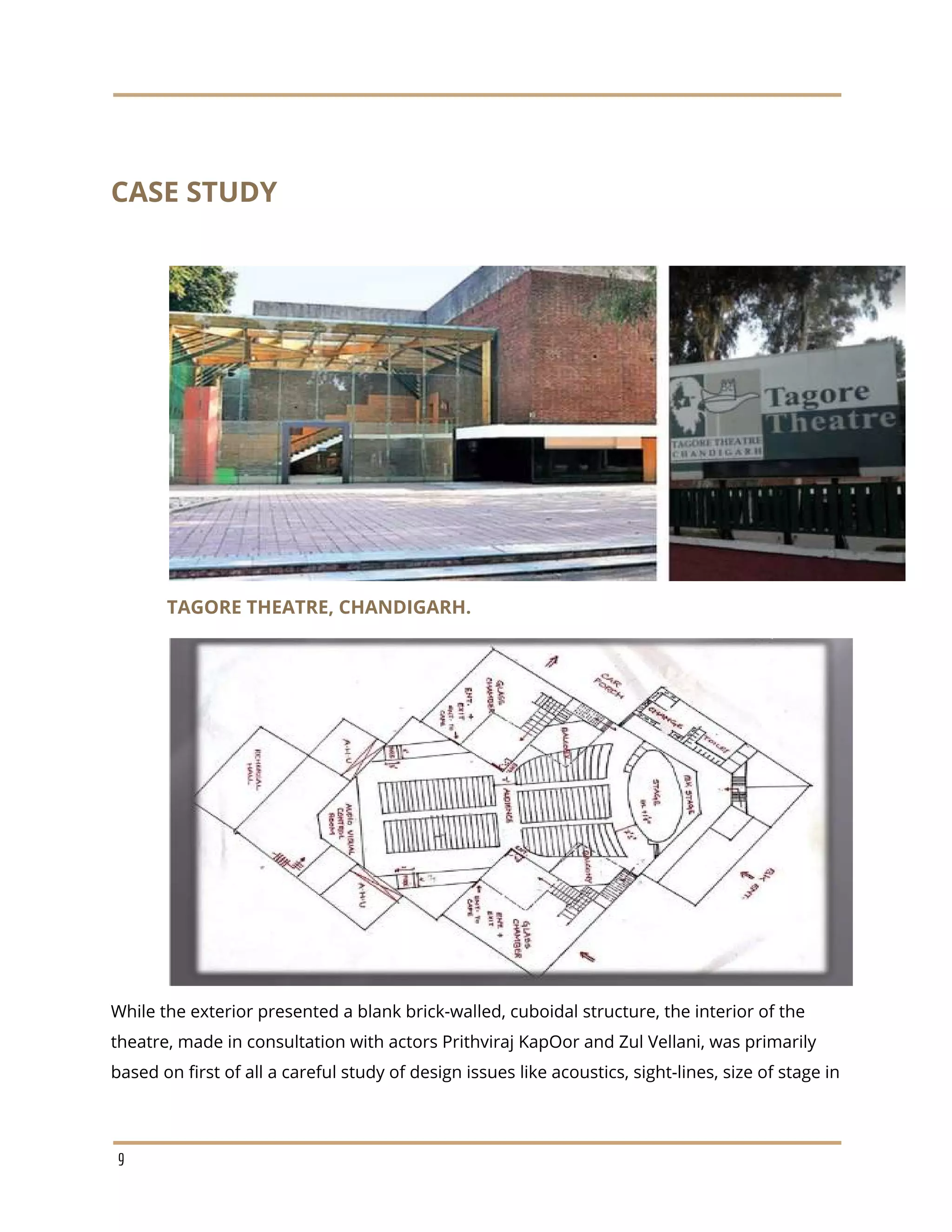 Acoustic Details of Theatre | PDF