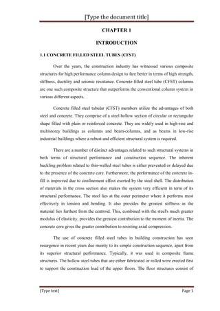 CFST Column Report | PDF