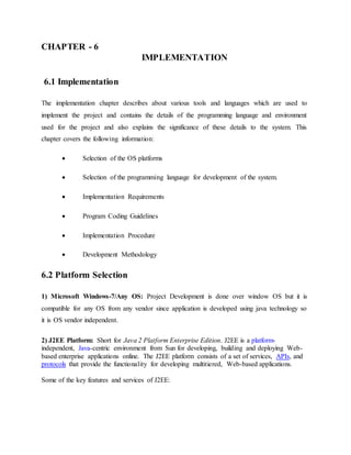 Project report for final year project | PDF