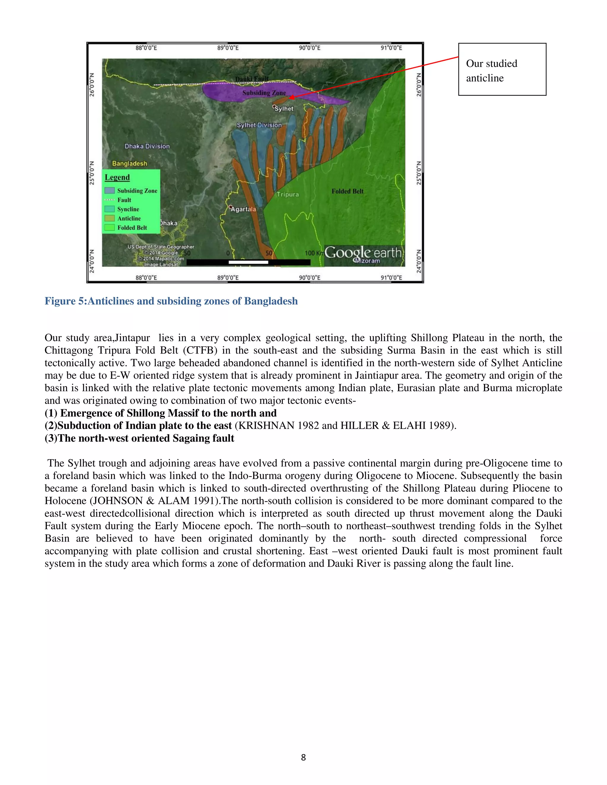 A brief description of overall Sylhet Geological Formation | PDF
