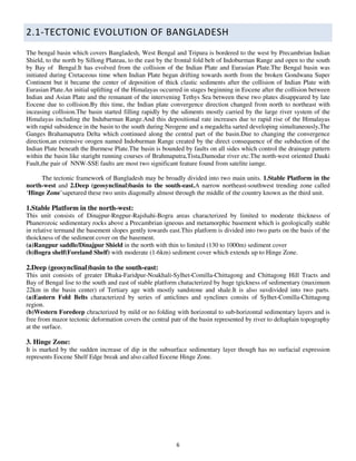A brief description of overall Sylhet Geological Formation | PDF