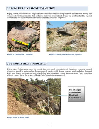 A brief description of overall Sylhet Geological Formation | PDF