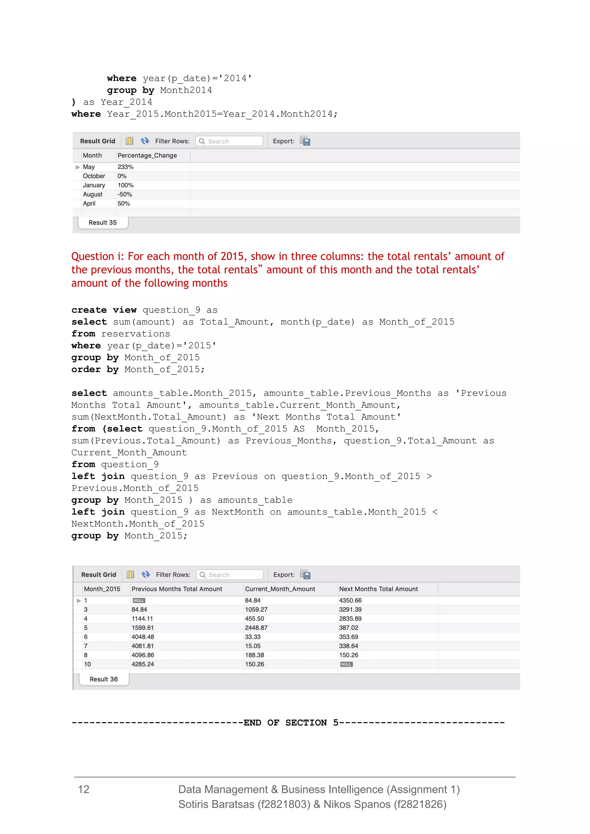 Car Rental Agency - Database - MySQL | PDF