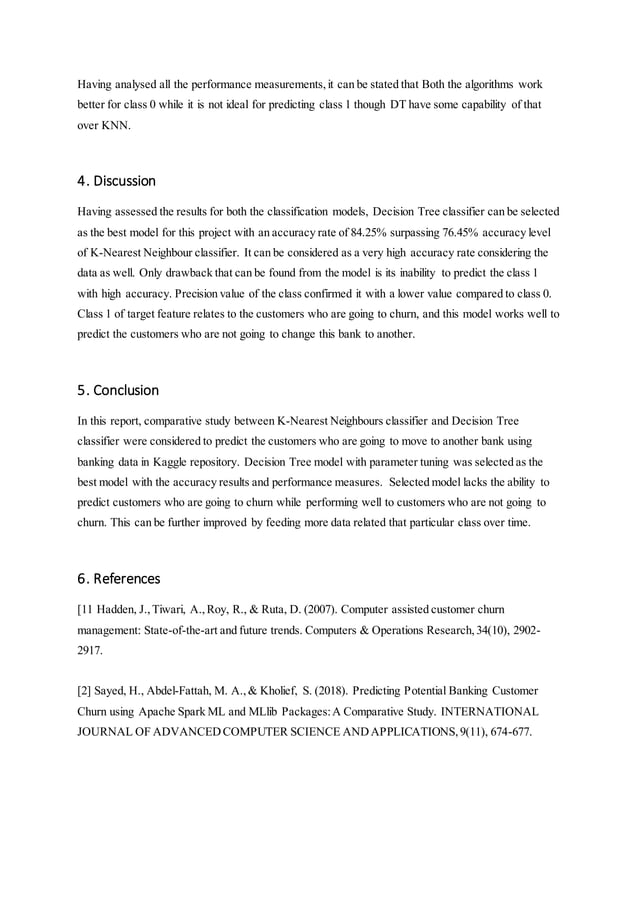 Predicting Bank Customer Churn Using Classification Pdf Databases