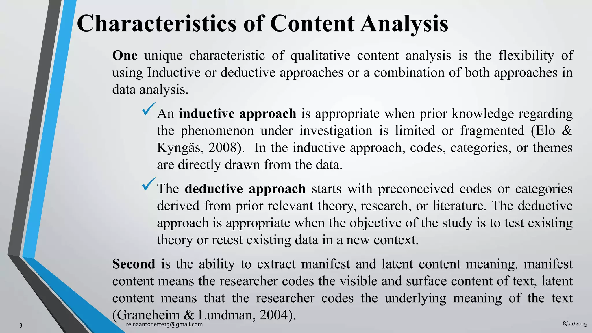 Content analysis research | PPTX