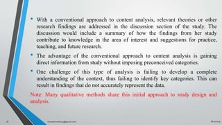 Content analysis research | PPTX
