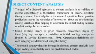 Content analysis research | PPTX