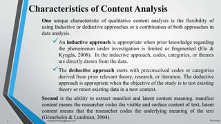 Content analysis research | PPTX