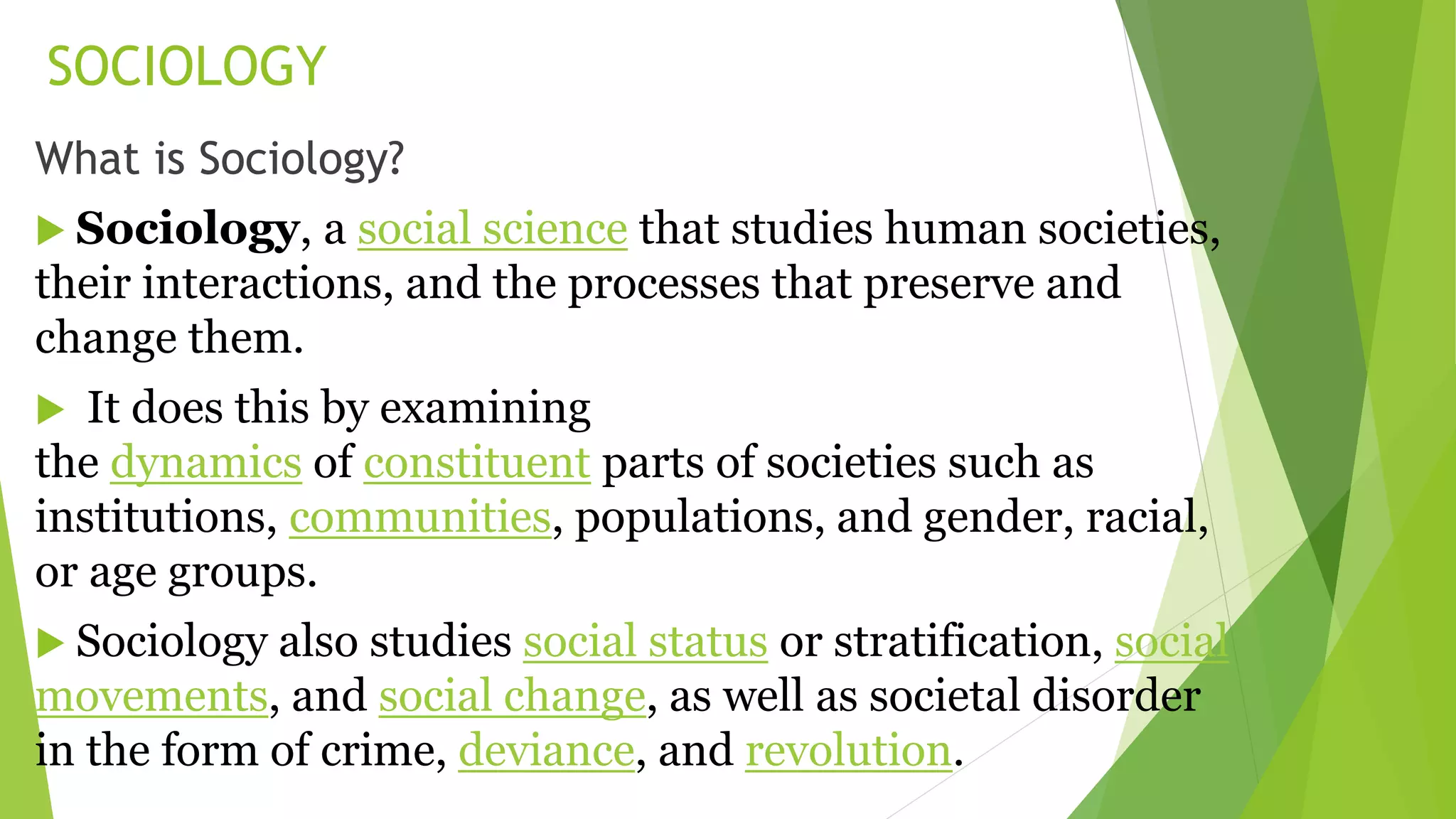 Social Science Disciplines; Inquiry, Methods of Research and History | PPTX
